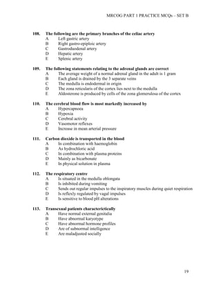 MRCOG Part 1 Practice MCQs | PDF