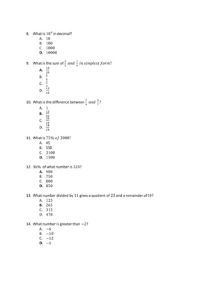 Set b=math nat.4 | PDF