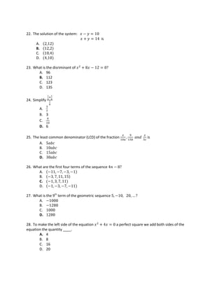 Set b=math nat.4 | PDF