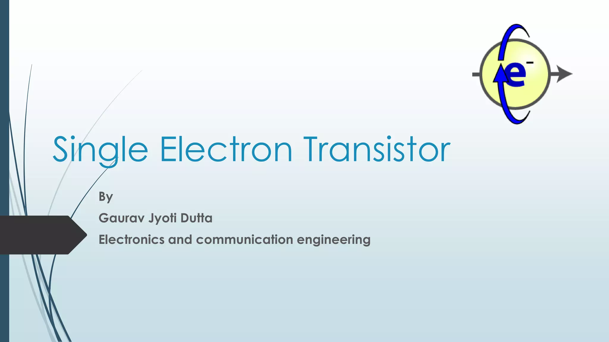 Single Electron Transistor(SET) | PDF