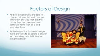 Set design Ashley Sanchez | PPTX | Theater Venues | Attractions