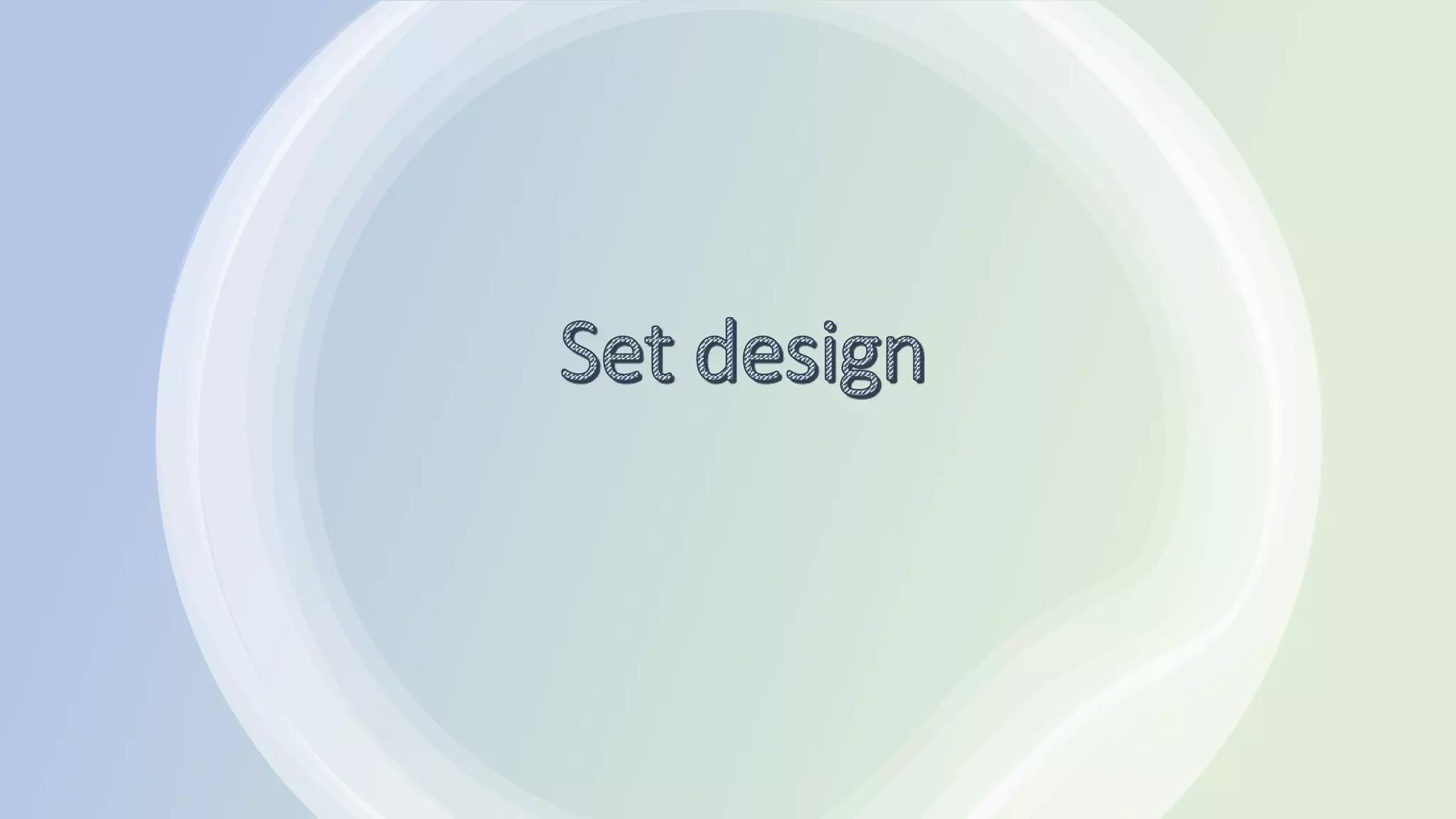 Set design digital media PowerPoint | PPTX