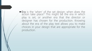 Set Designs | PPTX