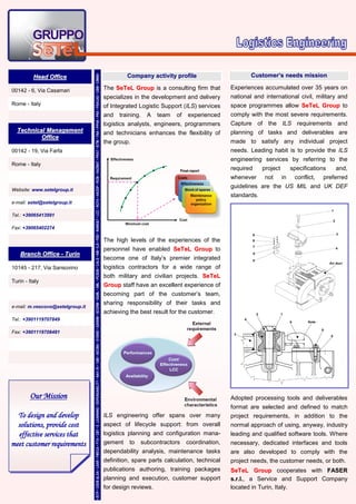 Setel integrated-logistic_support | PDF | Logistics and Transportation ...