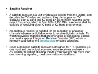 Sattelite tv system | PPT
