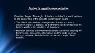 Satellite communication | PPTX