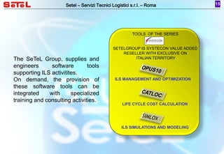 SETEL - Integrated Support Logistic Engineering - 40 years on the ...