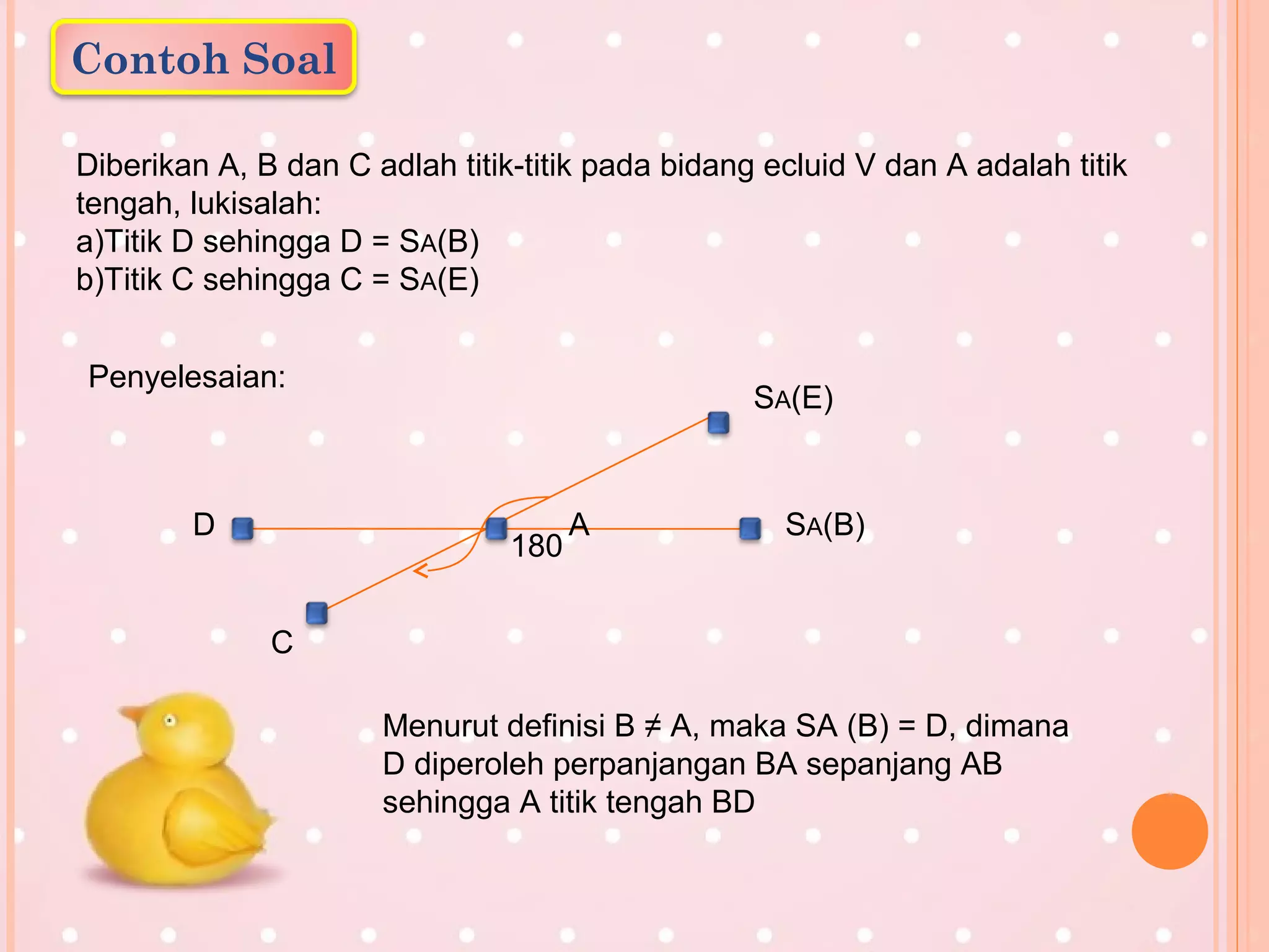 Setengah putaran transformasi geometri | PPT