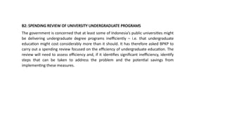answer the question about spending review | PPTX