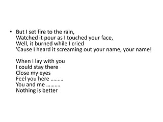 Set fire | PPTX