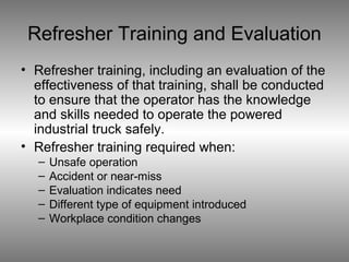 Fork Lift Training | PPT