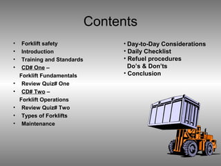 Fork Lift Training | PPT