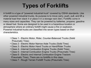 Fork Lift Training | PPT