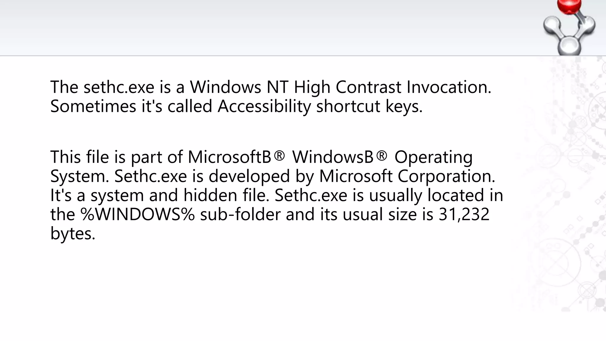 What is sethc.exe? | PPTX