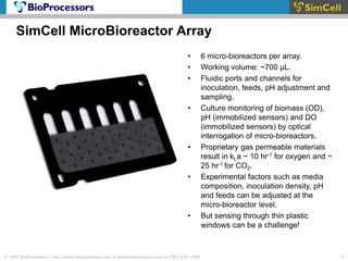 Seth Rodgers - High Throughput Cell Culture Platform for Bioprocess Optimization.ppt | Biotech ...
