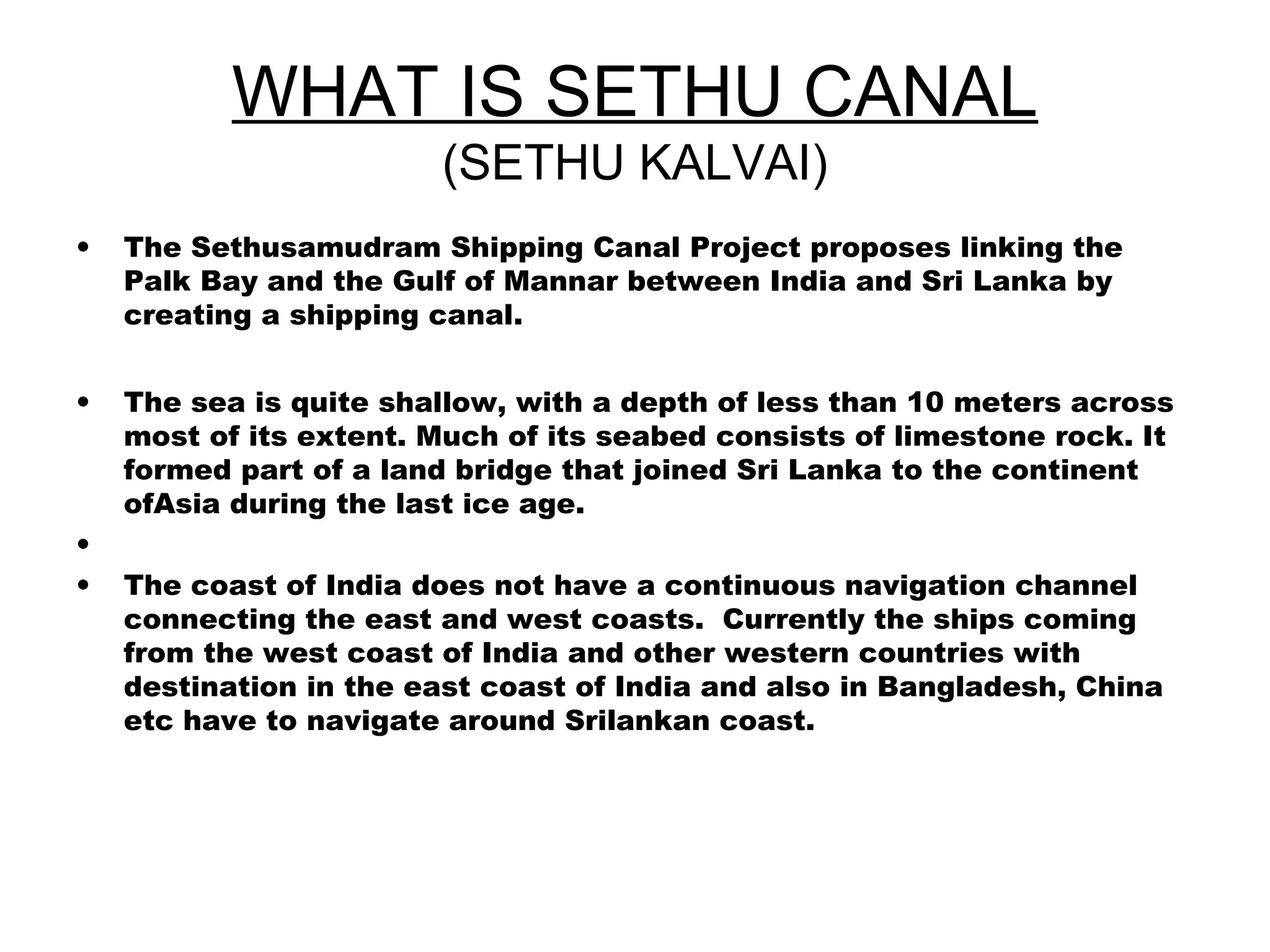 Sethu samuthira plan | PPT