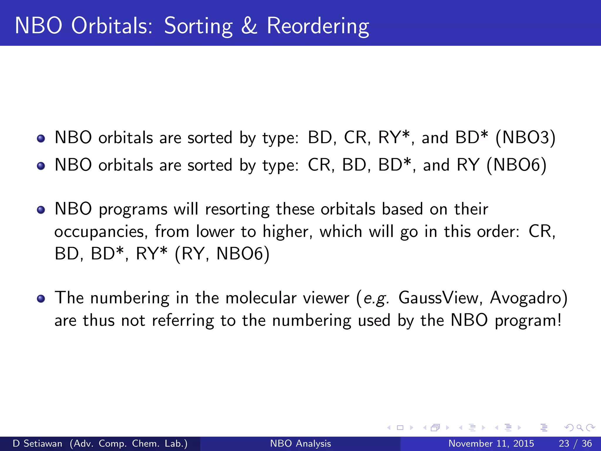 NBO Analysis | PDF | Chemistry | Science