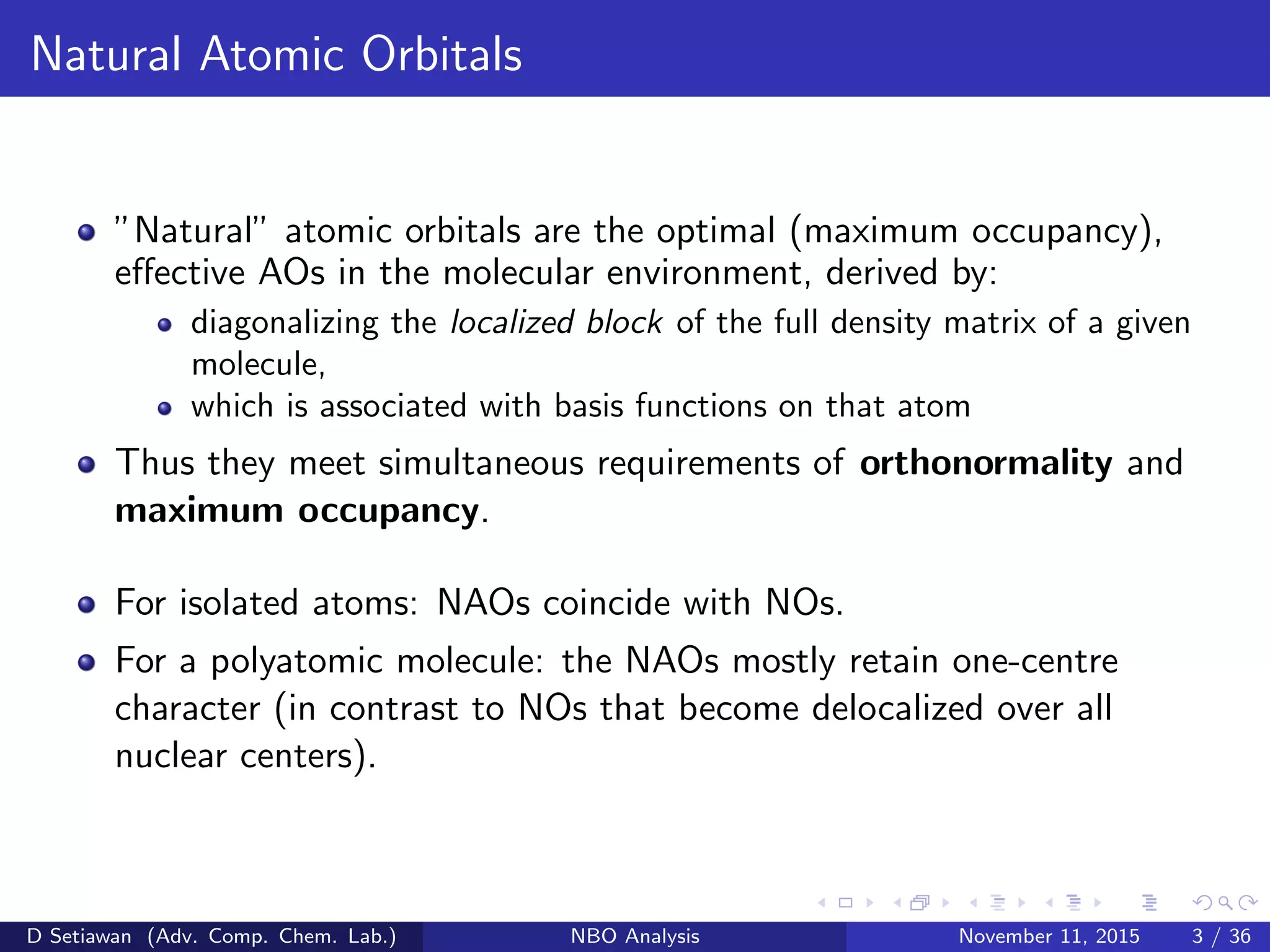 NBO Analysis | PDF