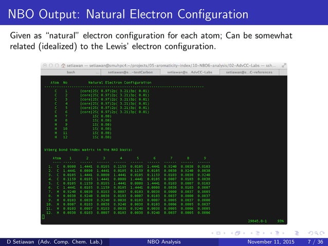 NBO Analysis | PDF | Chemistry | Science