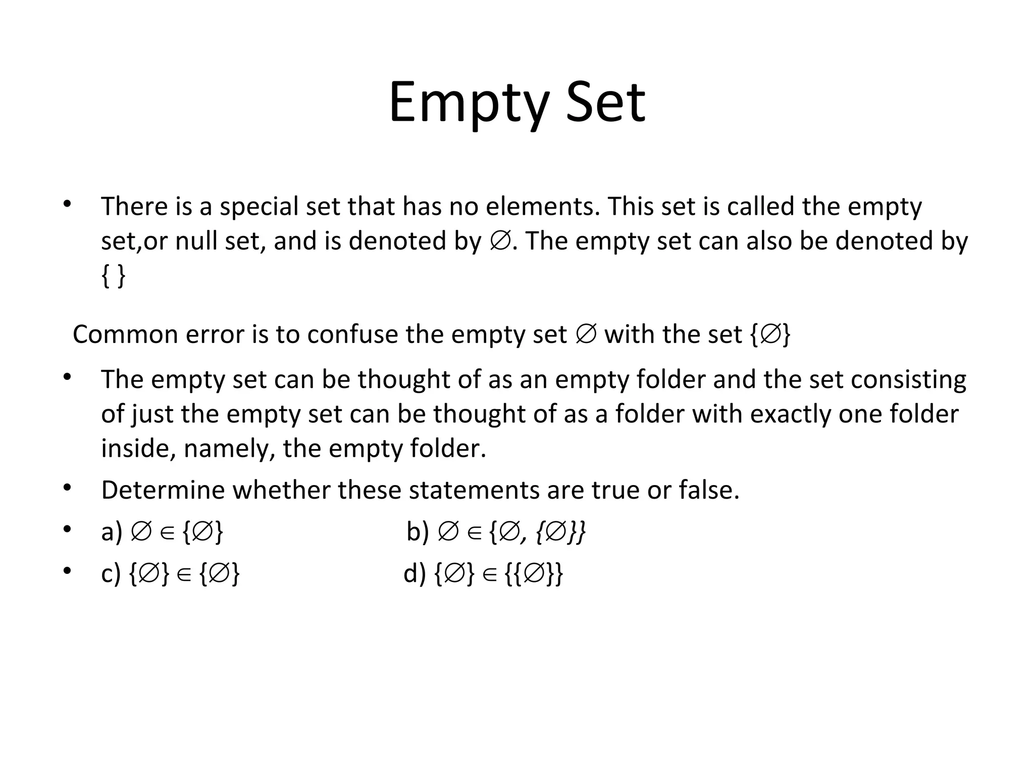 Set in discrete mathematics | PPT
