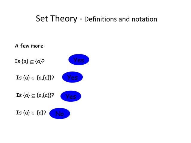 Set in discrete mathematics | PPT