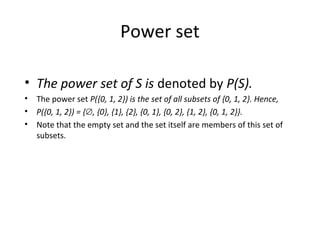 Set in discrete mathematics | PPT