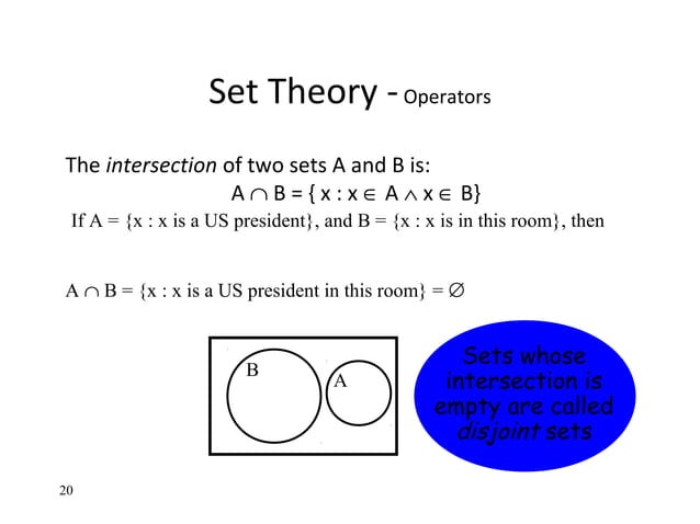 Set In Discrete Mathematics Ppt 