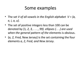 Set in discrete mathematics | PPT