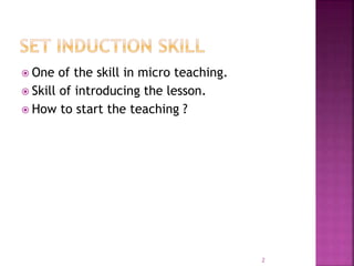 Set induction | PPT