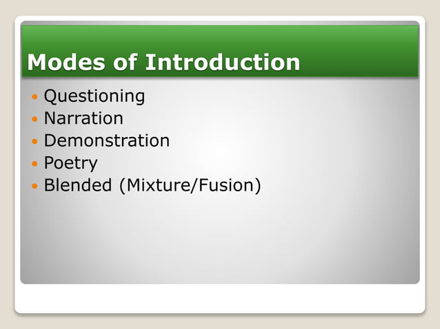Set induction skill | PPT