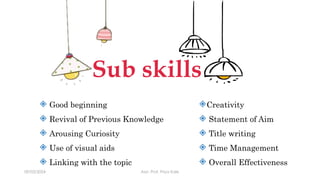 set induction skill micro teaching B.Ed. teaching skills ppt.pptx