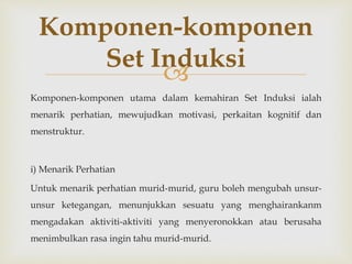 Set induksi | PPTX