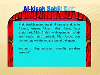Set induksi pecahan setara by Cikgu Laila | PPTX