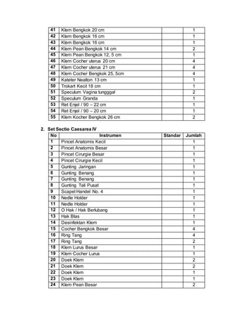 Set instrumen | DOCX