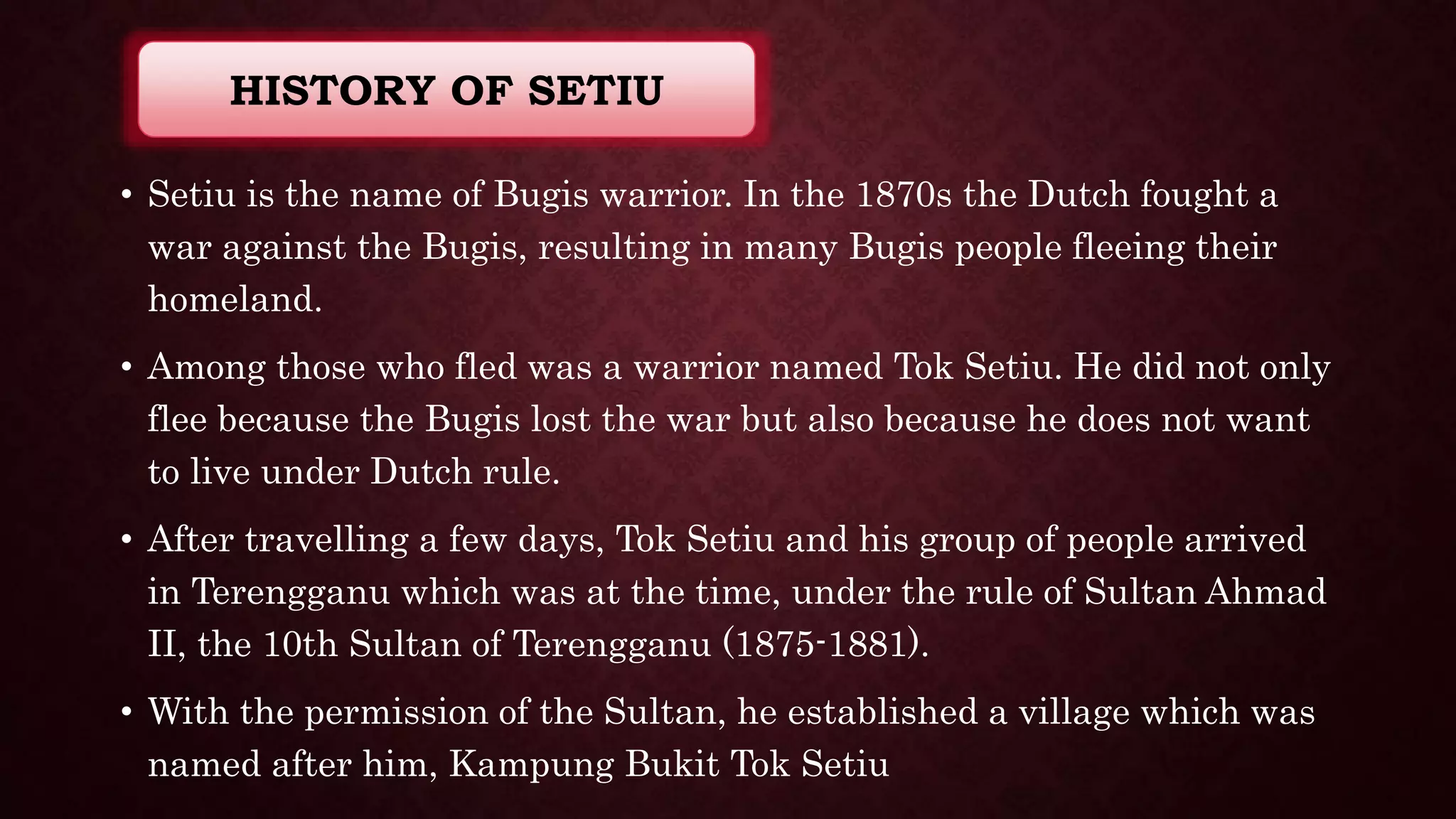 Hospitality and Tourism (SETIU,TERENGGANU) | PPT