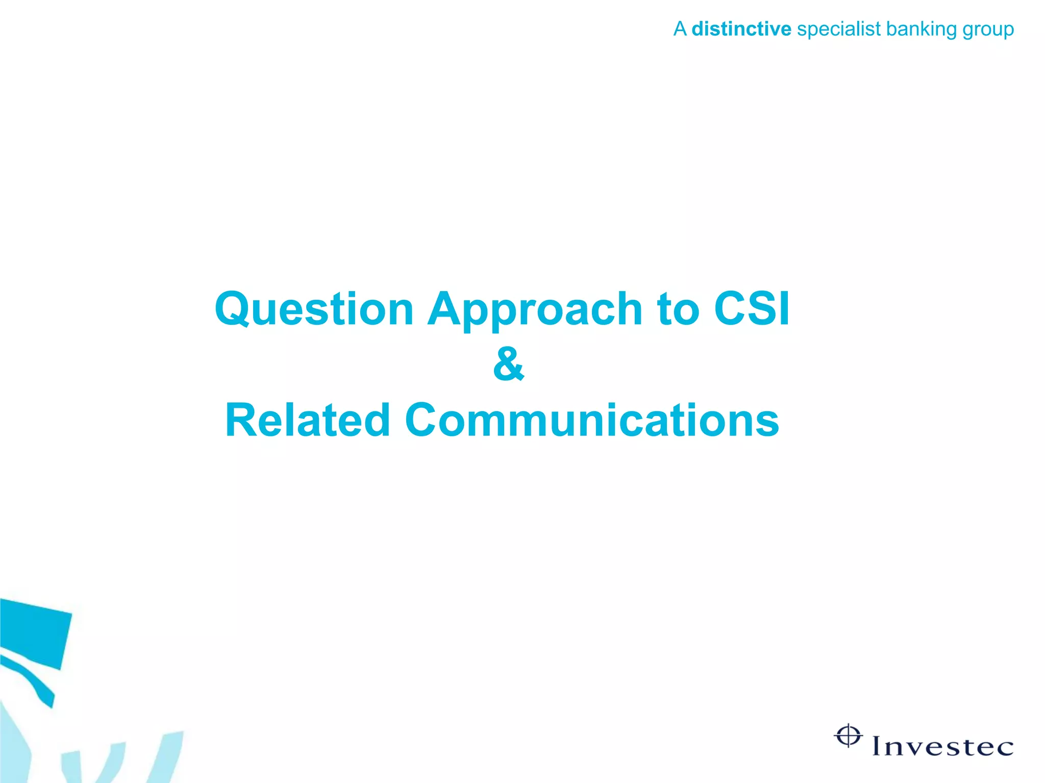 CSI communications - Serious Social Investing 2011 | PDF