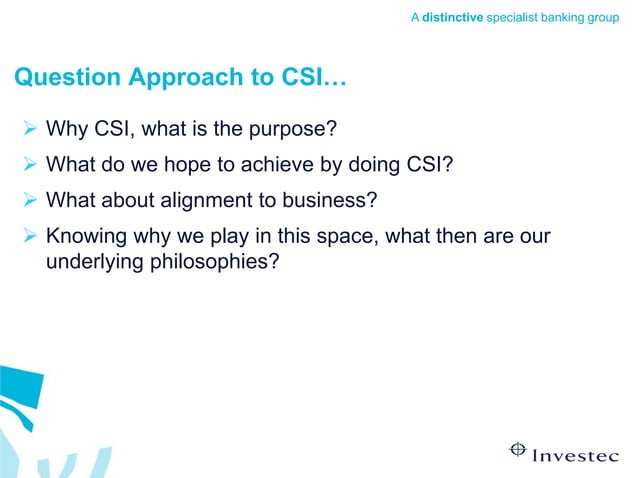 CSI communications - Serious Social Investing 2011 | PDF