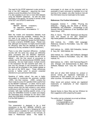 Set, merge, and update | PDF