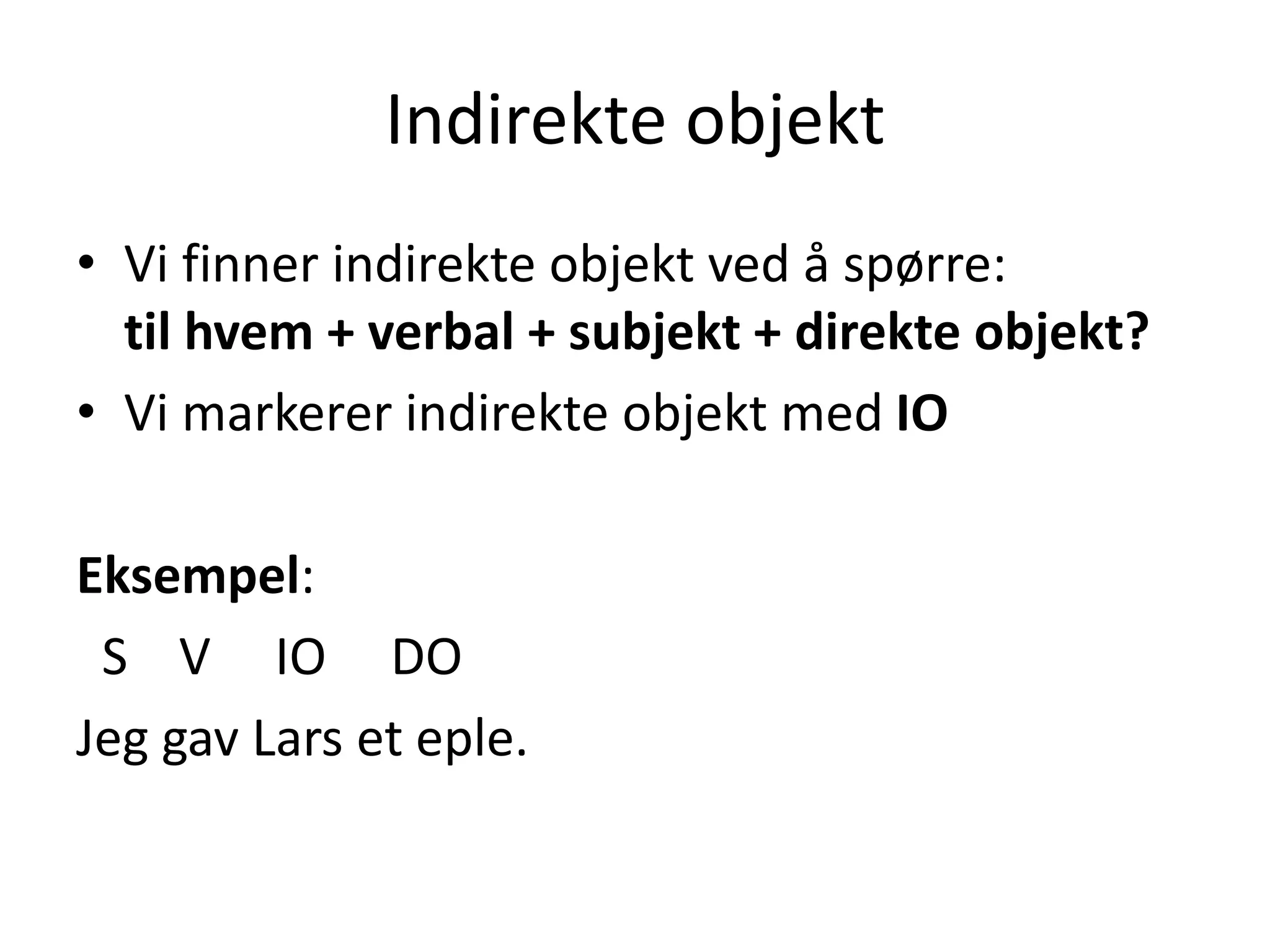 Setningsanalyse | PPTX