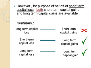 Set off and carried forward loss | PPTX