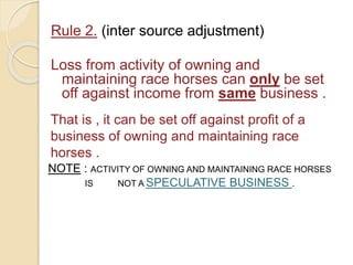 Set off and carried forward loss | PPTX