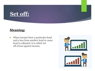 presentation on Set off and carry forard of losses (tax), Income Tax | PPTX