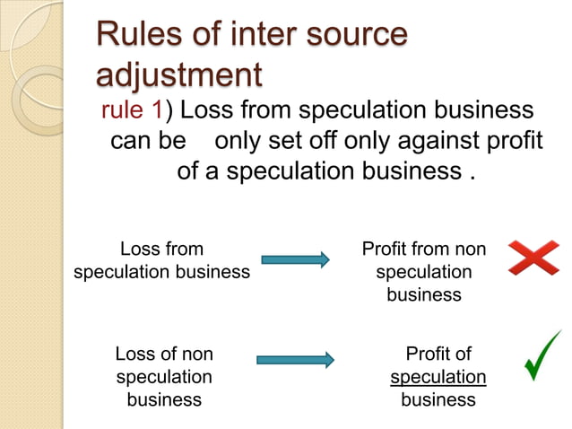 Set off and carry forward of losses | PPTX