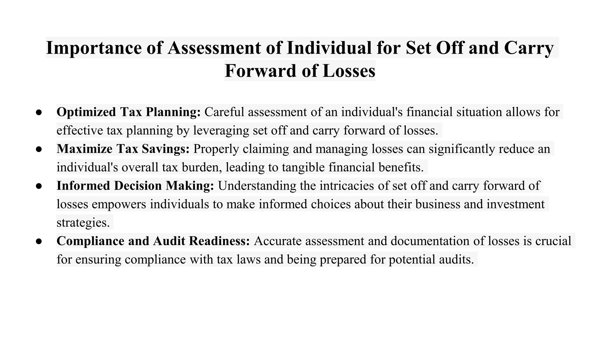 Set off and carry forward of losses and assessment of individuals.pptx