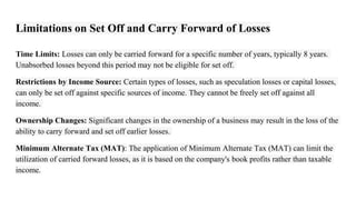 Set off and carry forward of losses and assessment of individuals.pptx
