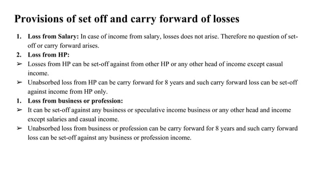 Set off and carry forward of losses and assessment of individuals.pptx