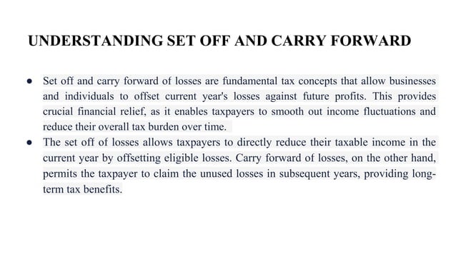 Set off and carry forward of losses and assessment of individuals.pptx