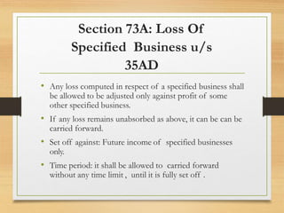 Set off & carry forward | PPTX