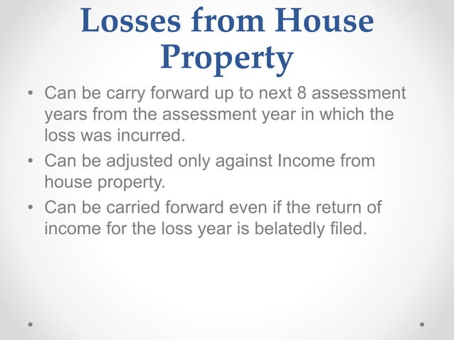 Set off and carry forward | PPTX | Stocks and Bonds | Personal Investing