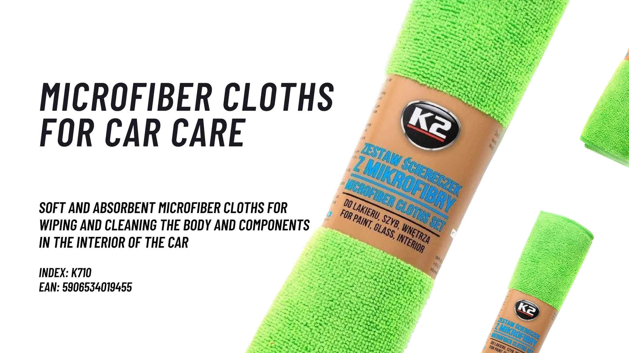 K2 SET OF 4 MICROFIBER CLOTHS